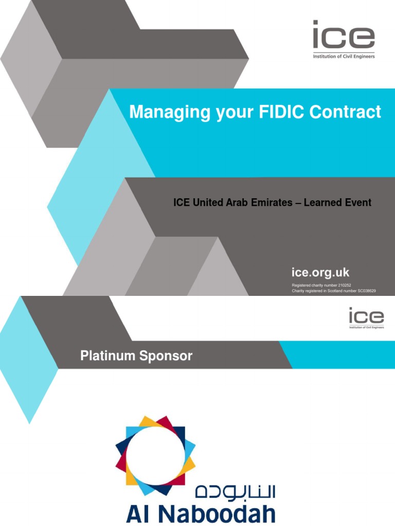 Managing Your Fidic Contract Pdf General Contractor Arbitration