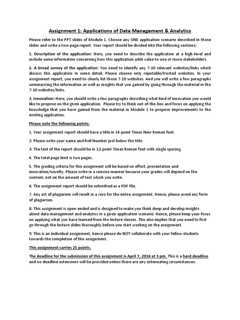 Graded Assignment 1 | PDF | Analytics | Innovation