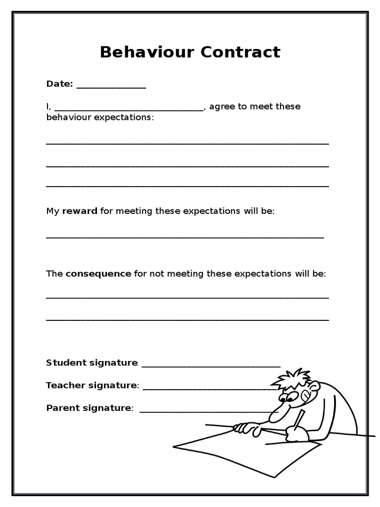Behaviour Contract | PDF