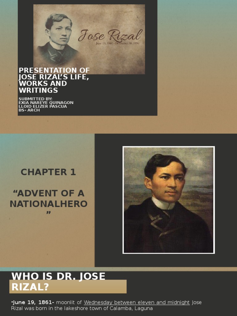 Presentation of Jose Rizal's Life, Works and | Philippines | Poetry