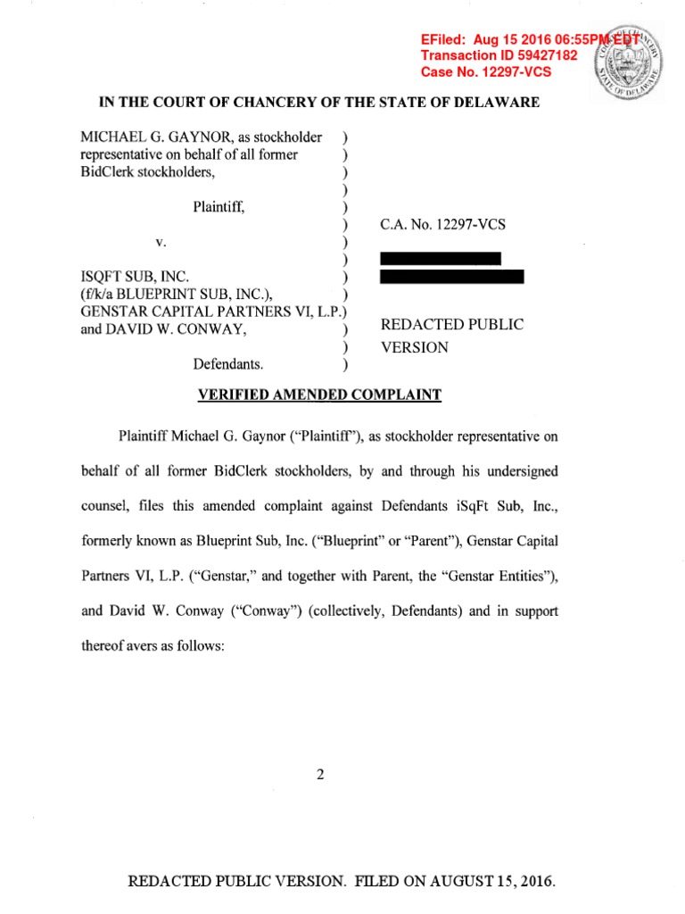 Bidclerk Document Filing Summary | PDF | Business