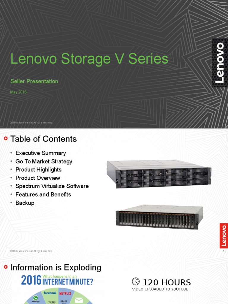 Lenovo Storage V Series - Seller Presentation - Final | PDF | Computer ...