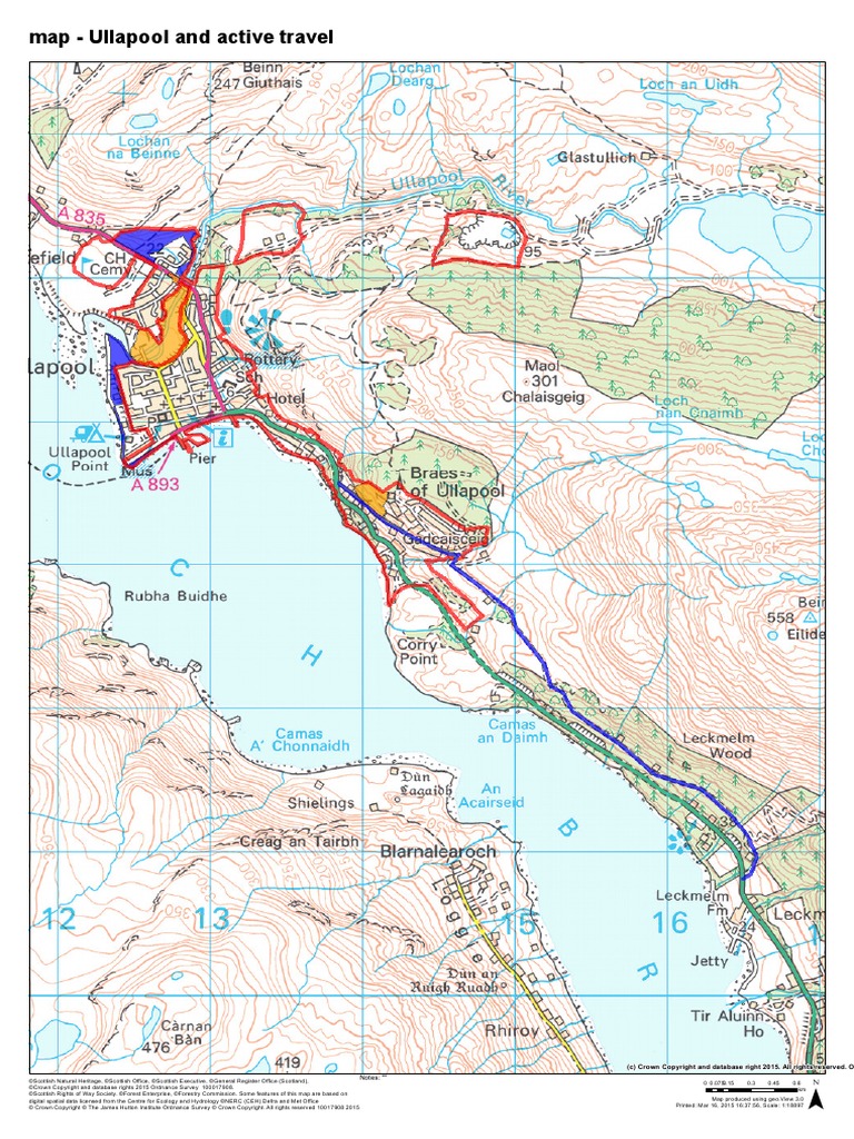 Map - Ullapool and Active Travel: Notes: "" | PDF