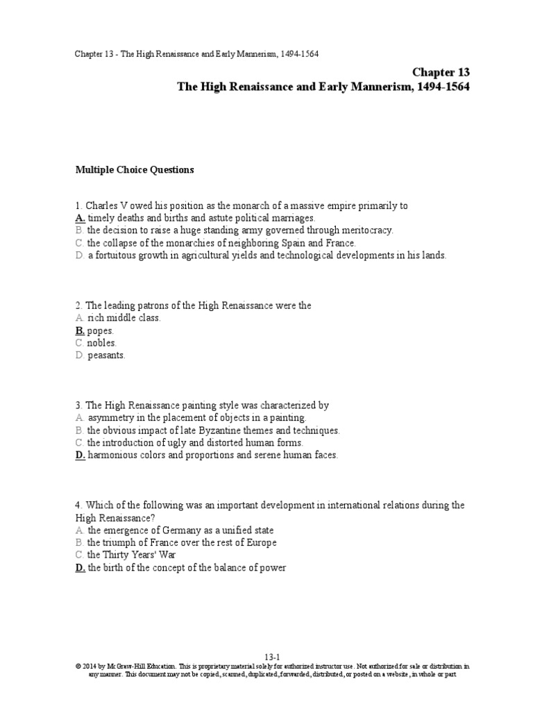 Chap 013 | PDF | Renaissance | Leonardo Da Vinci