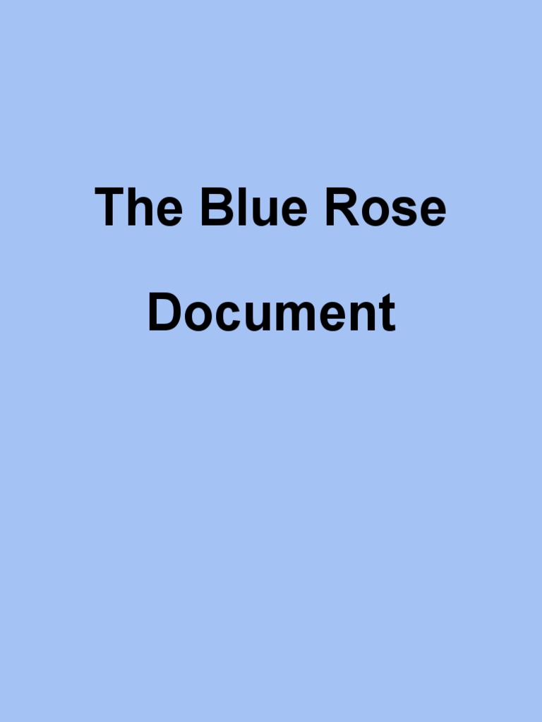 Blue Rose | PDF