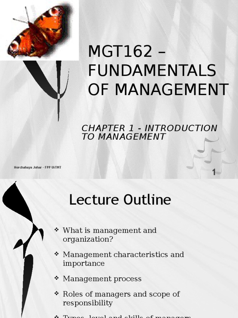 MGT162 - 1 Introduction To Management Dec 2015 | PDF | Bureaucracy | Goal