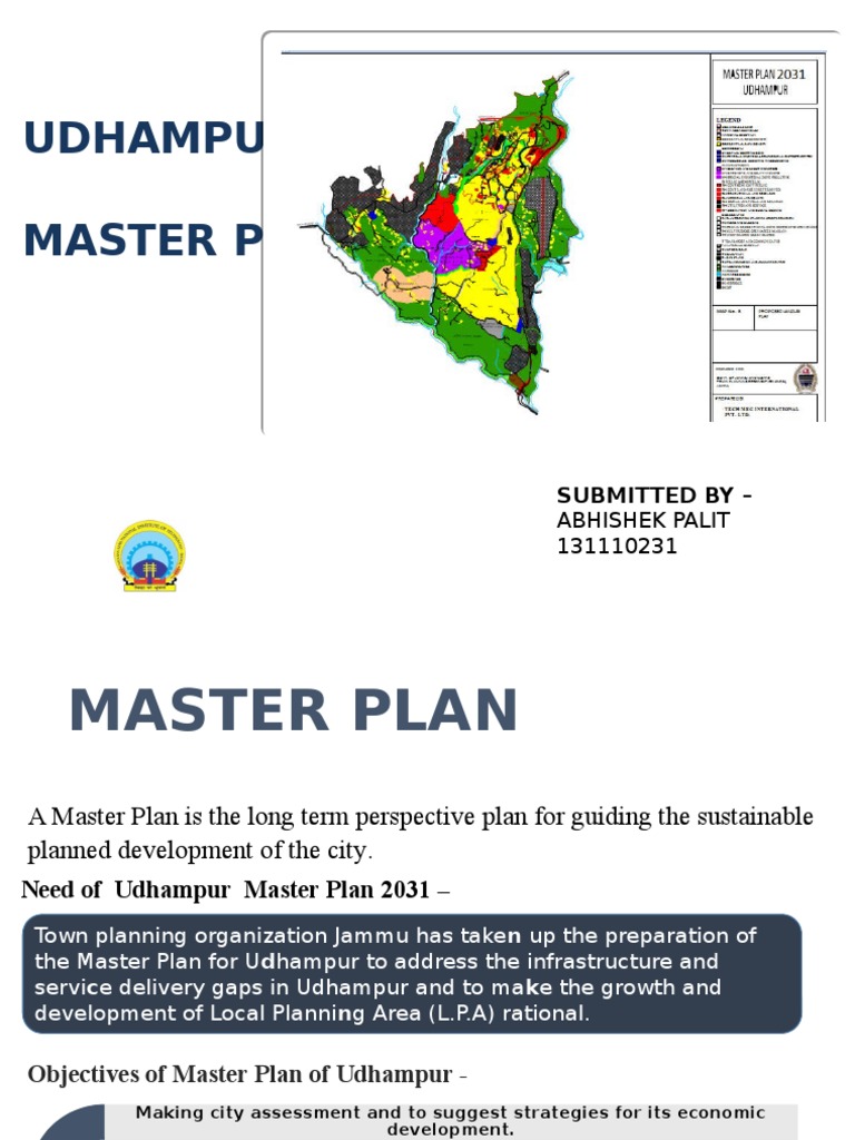 On Master Plan - Udhampur | PDF | Zoning | Infrastructure