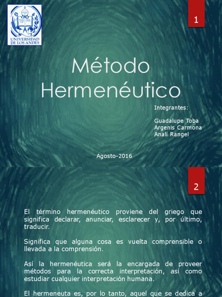 Hermeneutica.pdf | Hermenéutica | Comprensión | Prueba gratuita de 30 días | Scribd