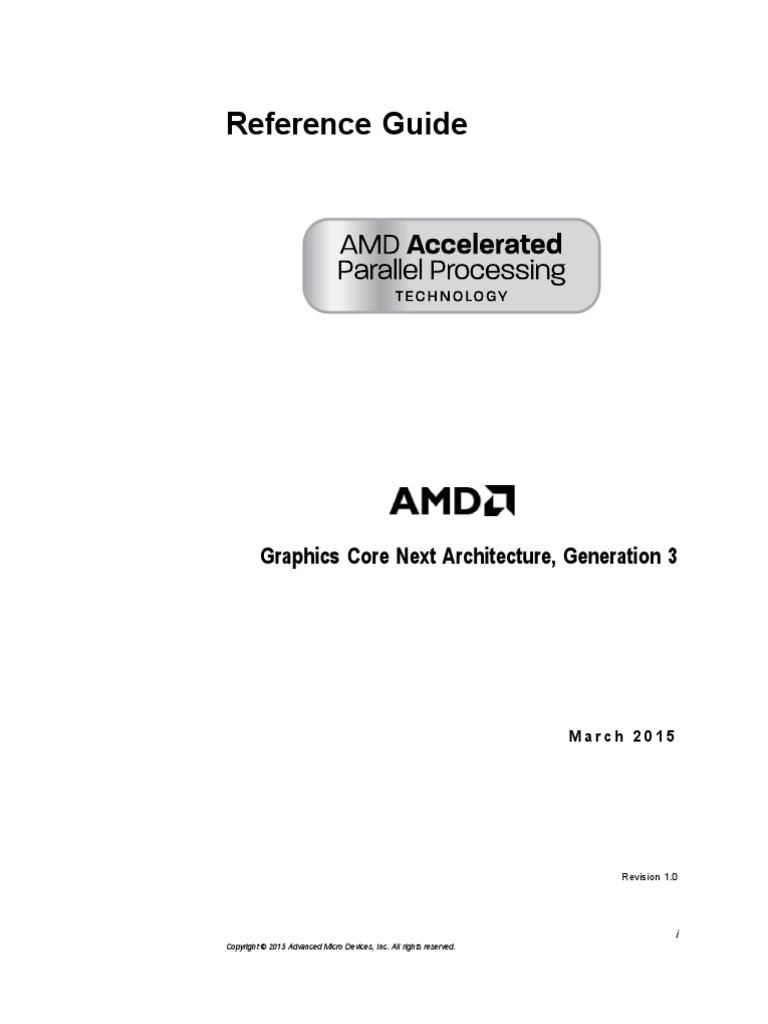 AMD GCN3 Instruction Set Architecture | PDF | Instruction Set | Cpu Cache