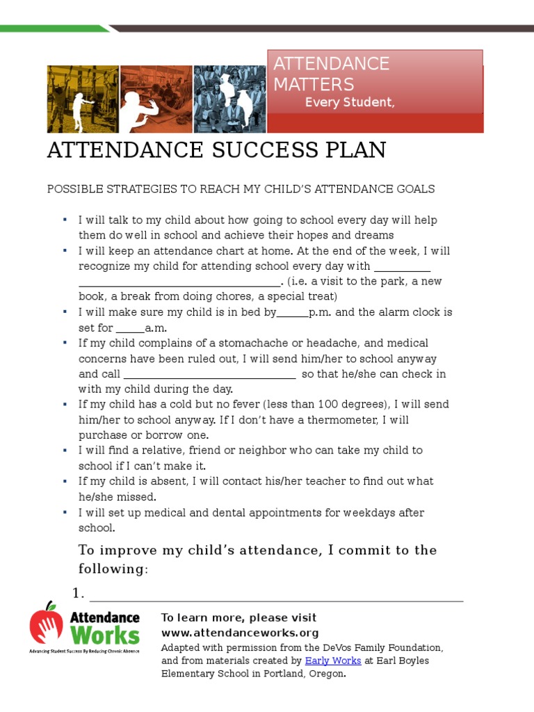 Attendance Success Plan | PDF