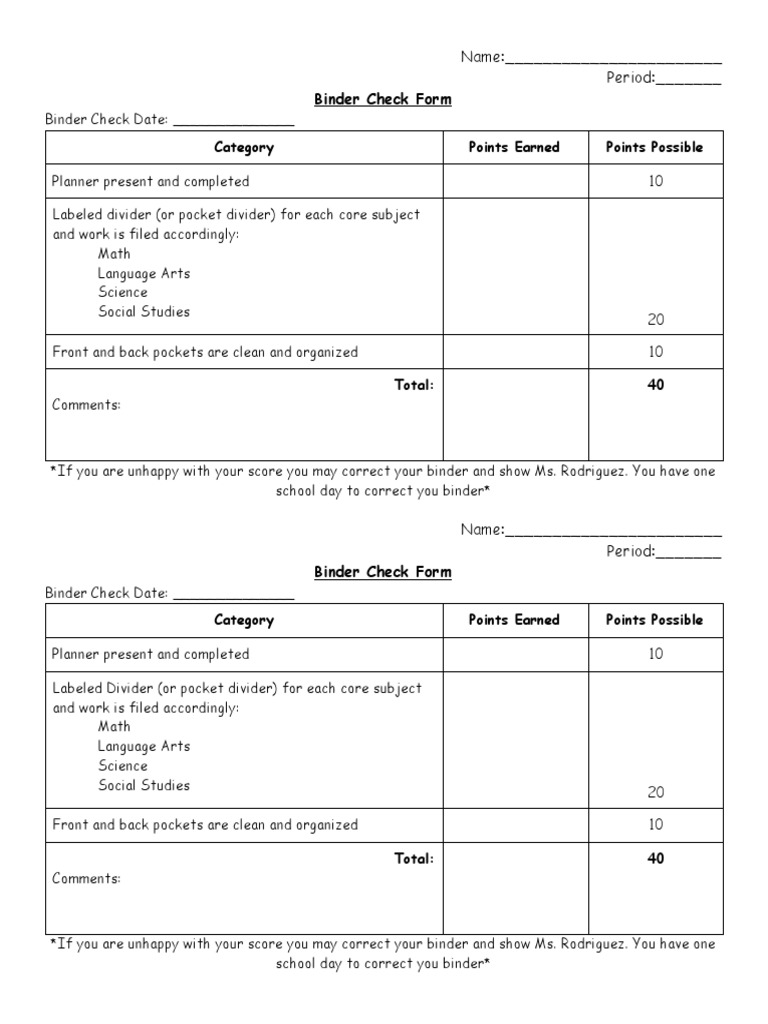 Binderchecktemplate 2 | PDF | Teaching Methods & Materials | Art