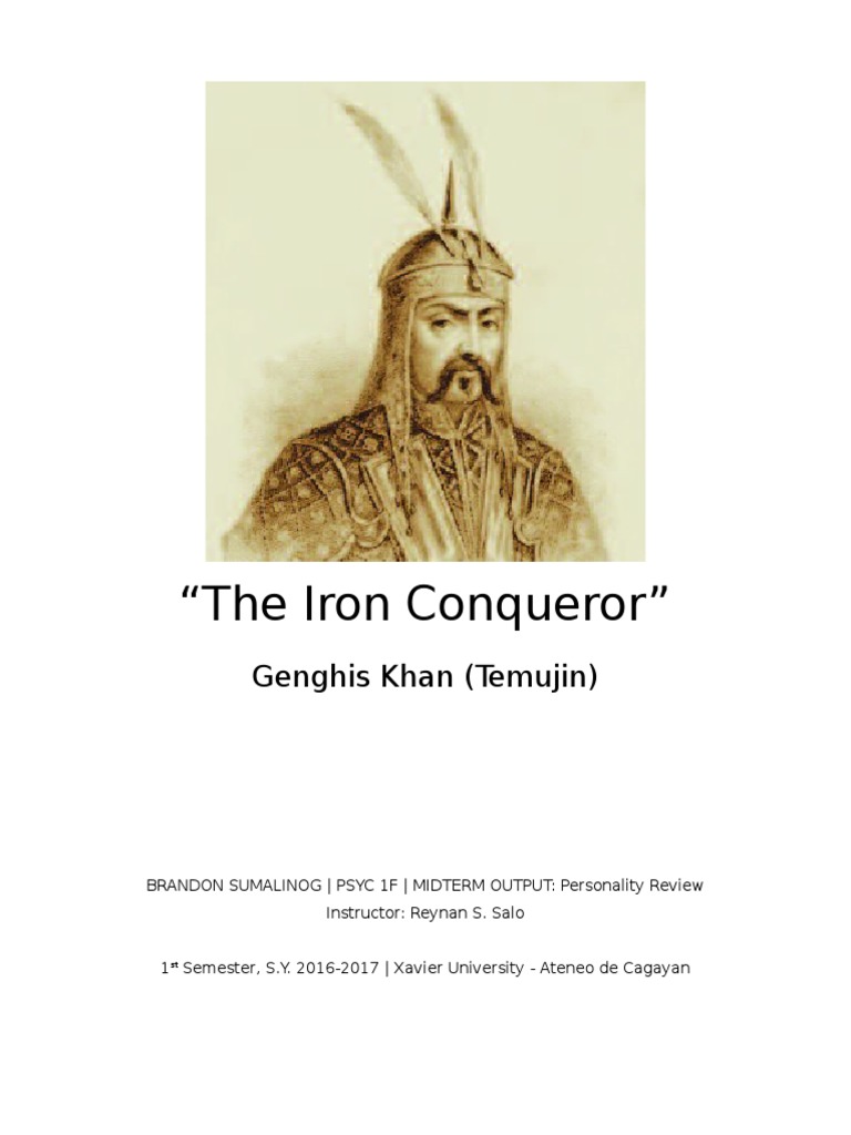 The Rise of Genghis Khan: An Analysis of the Life Events that Shaped ...