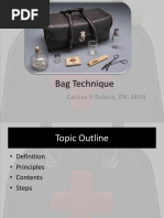Bag Technique | PDF | Hand Washing | Health Sciences
