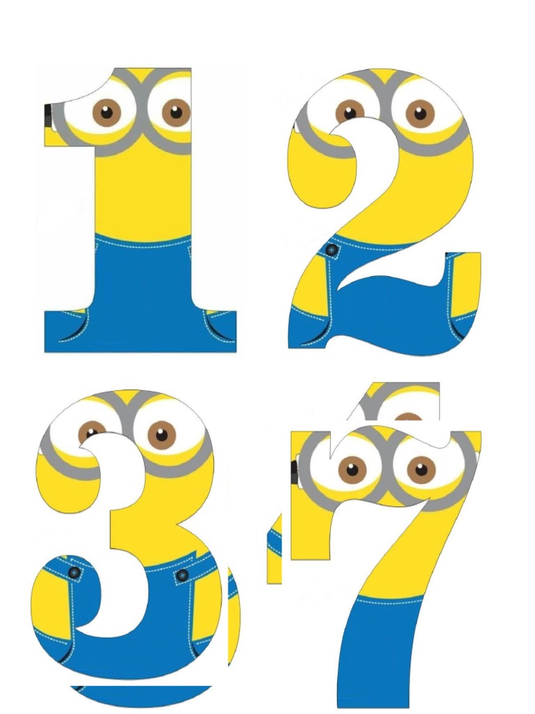 Numeros Minions | PDF