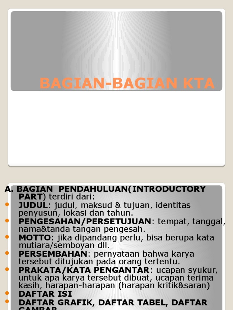 Bagian-Bagian Kta | PDF