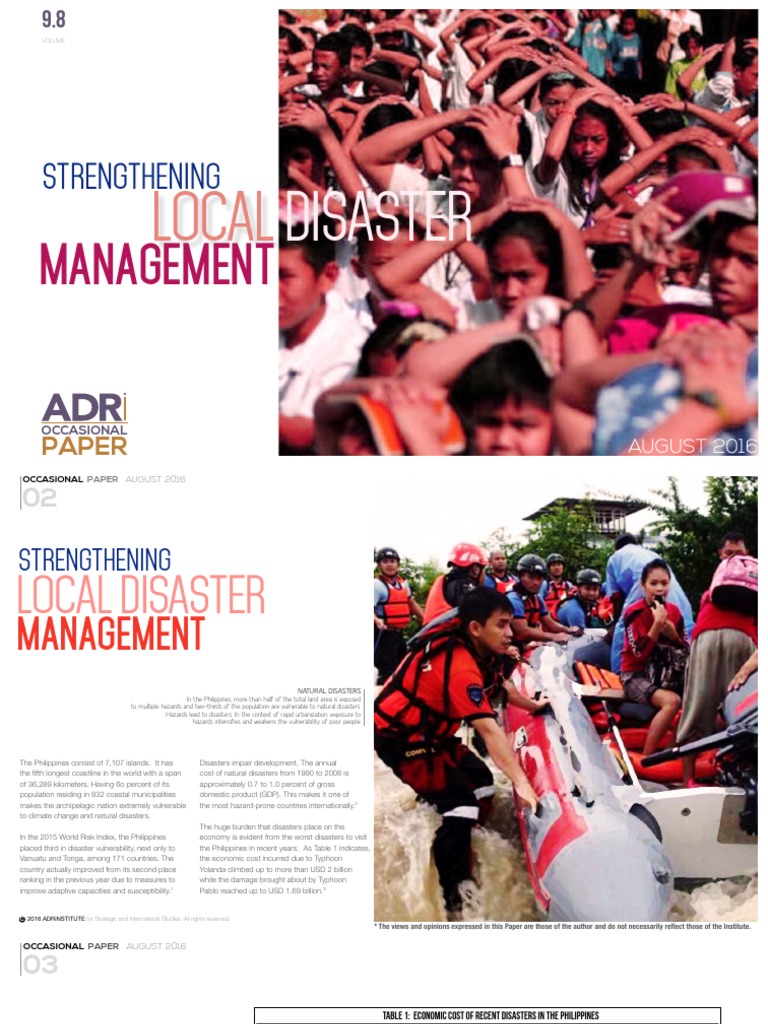 Strengthening Local Disaster Management | Download Free PDF | Emergency ...