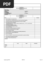 Pre Energization Check List. | PDF | Electrical Engineering | Electricity