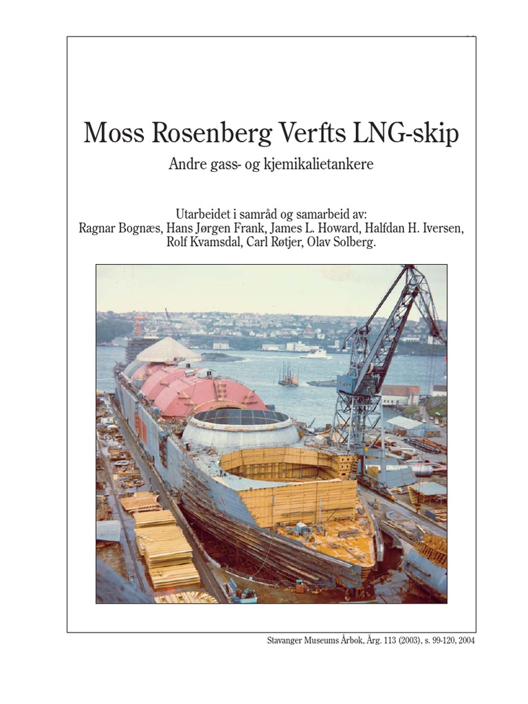 2003 Moss Rosenberg Verfts LNG-skip PDF | PDF