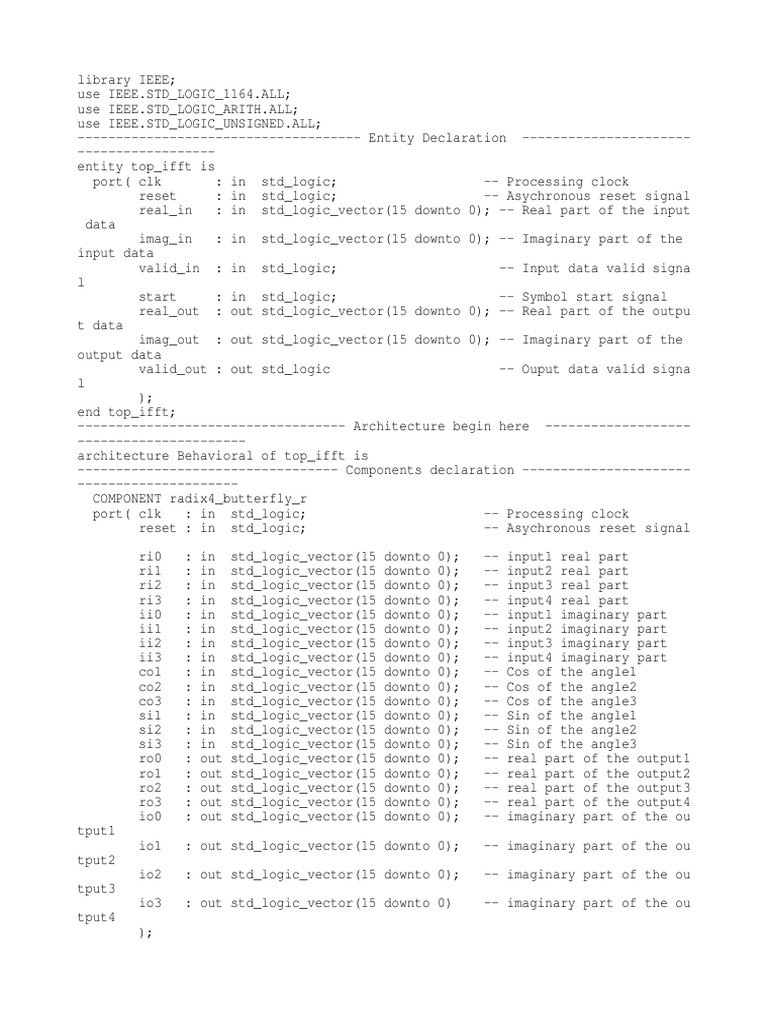 Ifft Code Pdf Inputoutput Computer Programming