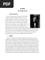 Ulysses Character Reference Guide | PDF | Ulysses (Novel) | James Joyce