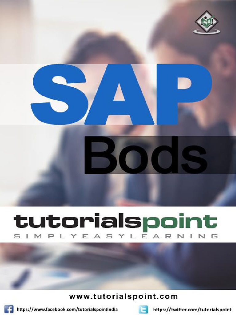 Sap Bods Tutorial | PDF | Career & Growth