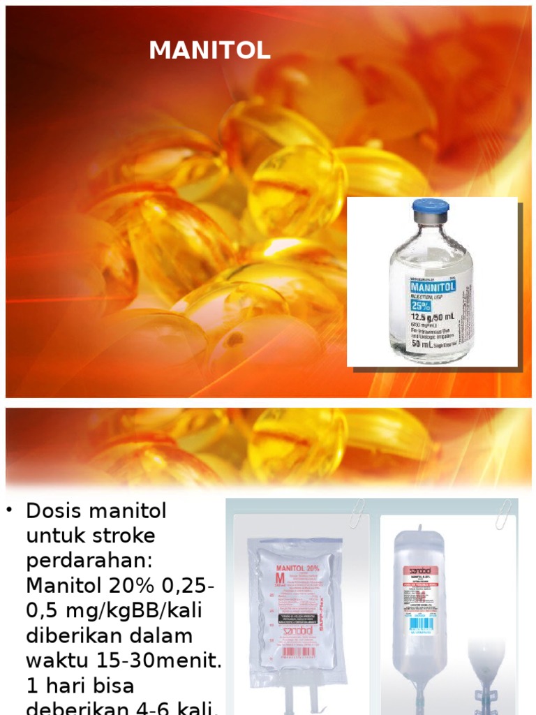 Dosis Manitol Dan Infus | PDF