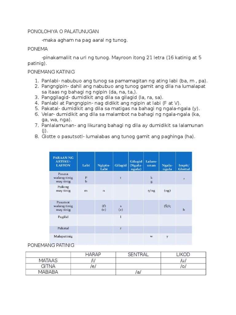 Filipino Report | PDF