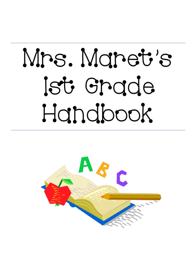 1st Grade Handbook | PDF | Reading Comprehension | Cognition