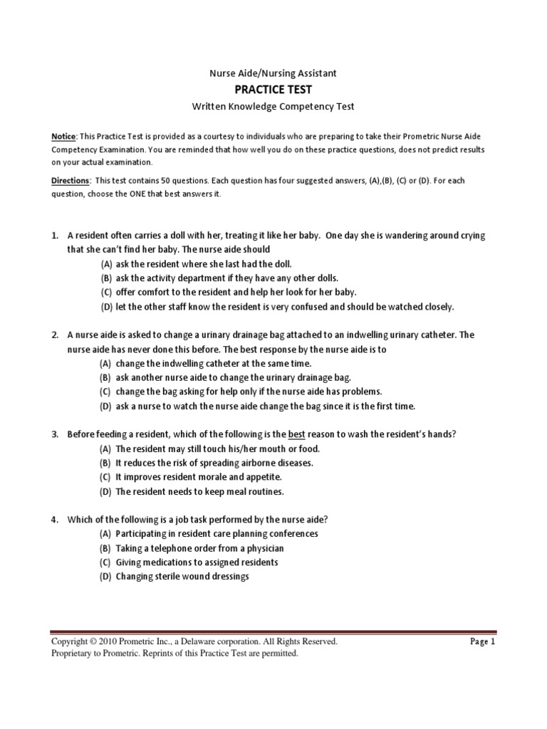 Nursing Basic Practice Test