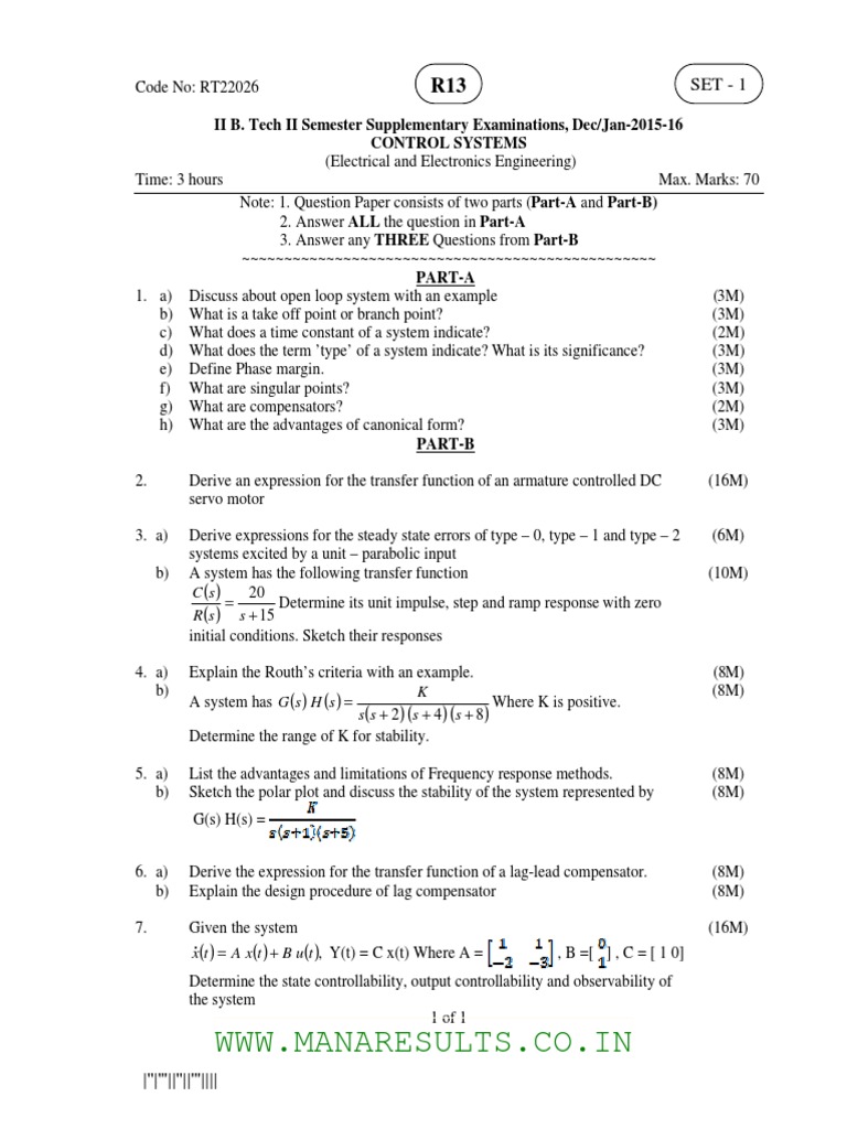 WWW - Manaresults.Co - In: II B. Tech II Semester Supplementary Examinations, Dec/Jan-2015-16 ...
