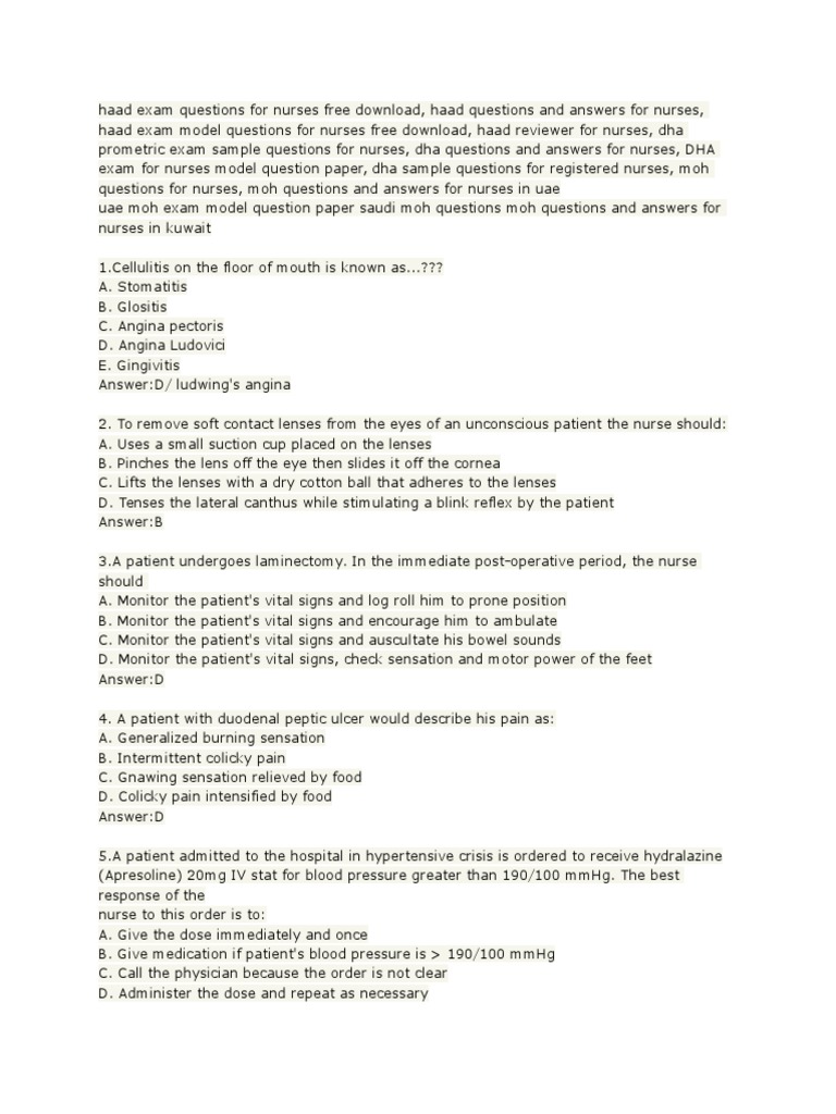 Prometric Sample Wuistion | PDF | Heart | Myocardial Infarction