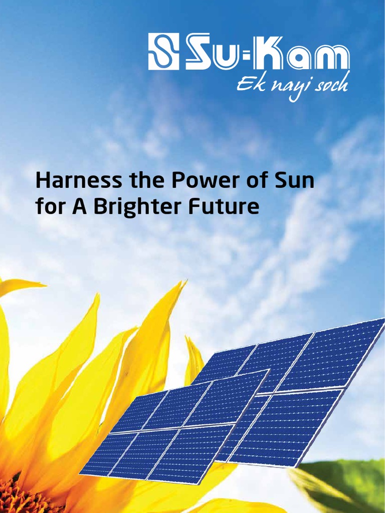 Solar Projects Brochure | PDF | Solar Power | Solar Energy
