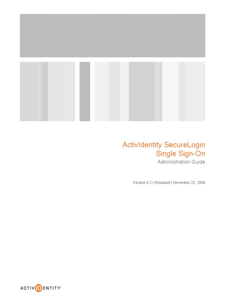 ActivIdentity SecureLogin Single Sign-On Administration Guide | PDF ...