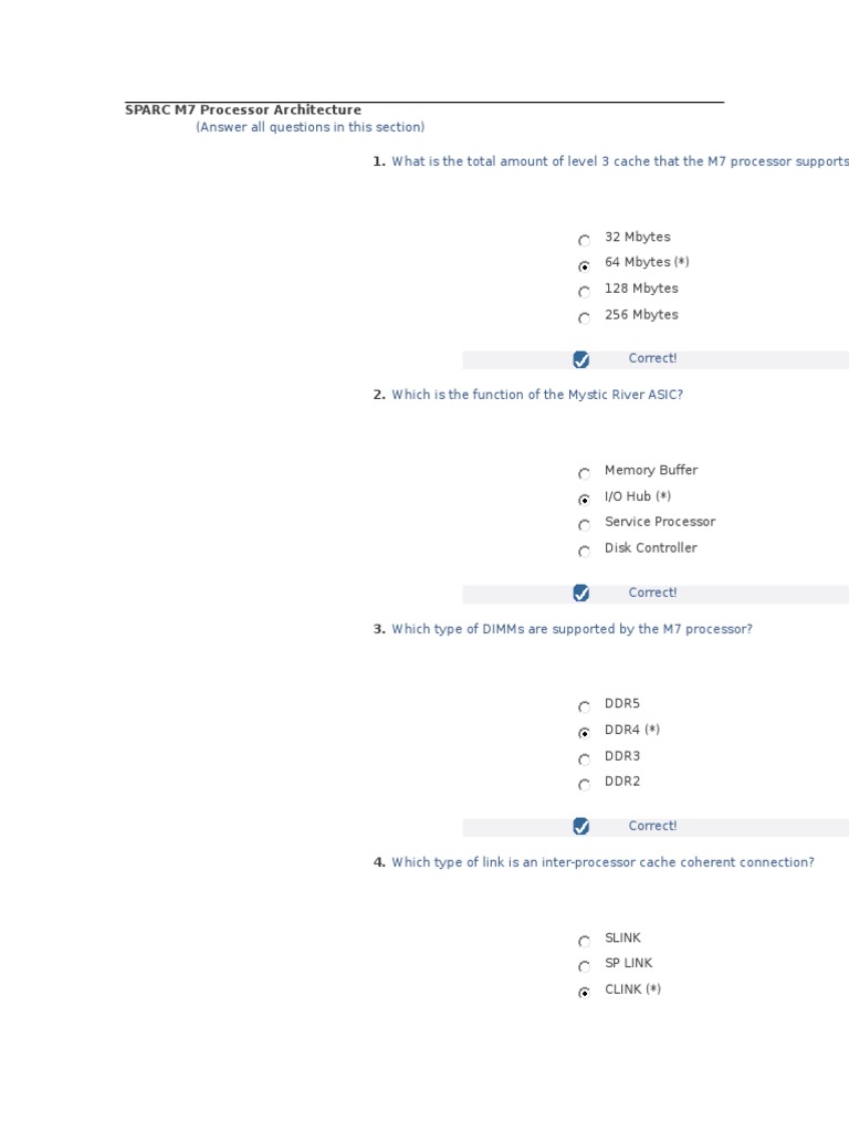 SPARC M7 Processor Architecture | PDF | Central Processing Unit | Cpu Cache