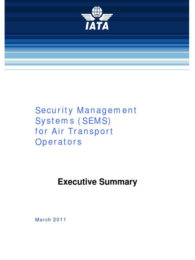 SeMS ExSumm March2011 | PDF | Security | Audit