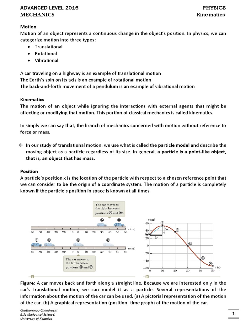 Kinamatics | PDF | Velocity | Acceleration