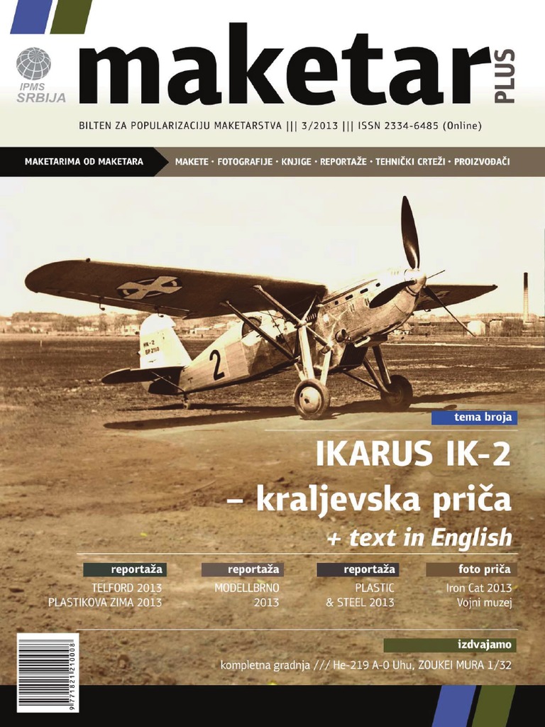 Ikarus IK-2 - Royal Story | PDF | Aeronautics | Aerospace Engineering