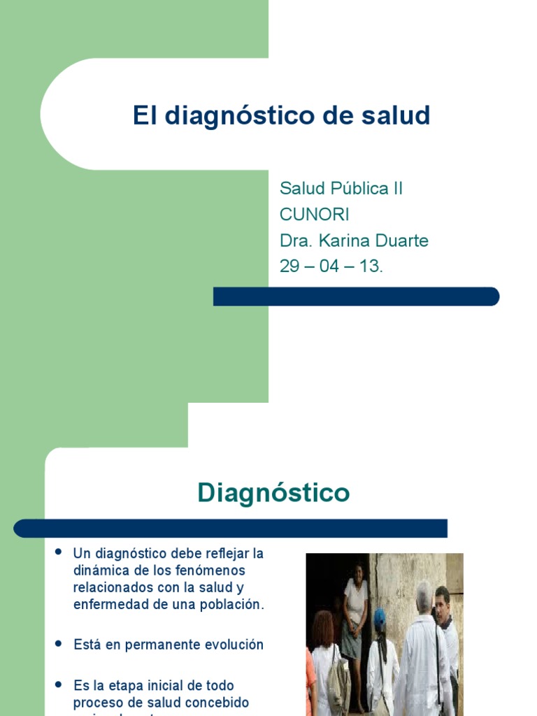 El Diagnóstico de Salud | PDF | Comunidad | Diagnostico medico