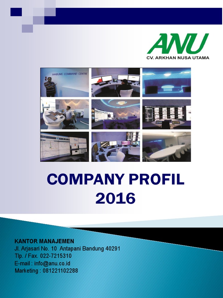 Profil Portofolio CV ANU Bandung 2016 | PDF