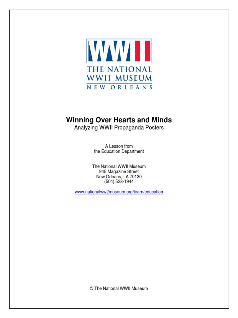 Winning Over Hearts and Minds | PDF | Propaganda | World War II