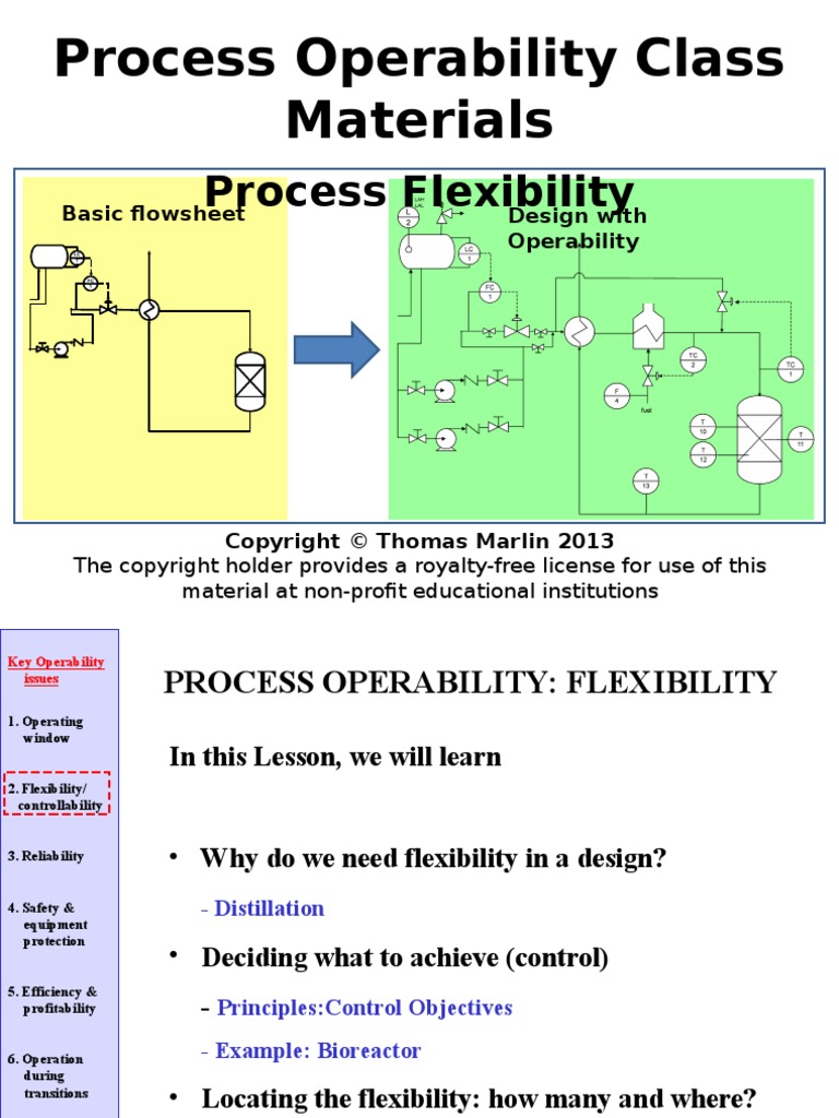 Process Flexibility: Process Operability Class Materials | PDF | Reliability Engineering ...