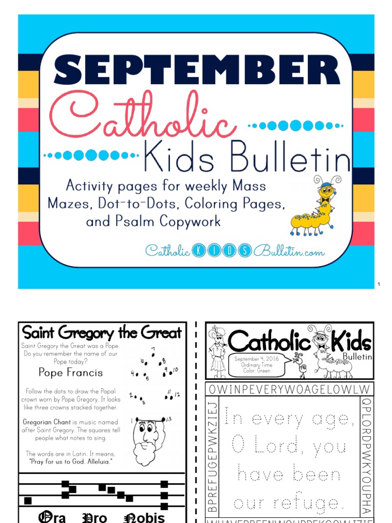 September 2016 Catholic Kids Bulletin | PDF