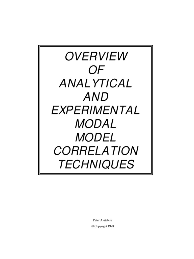 Modal Correlation | PDF | Eigenvalues And Eigenvectors | Matrix ...