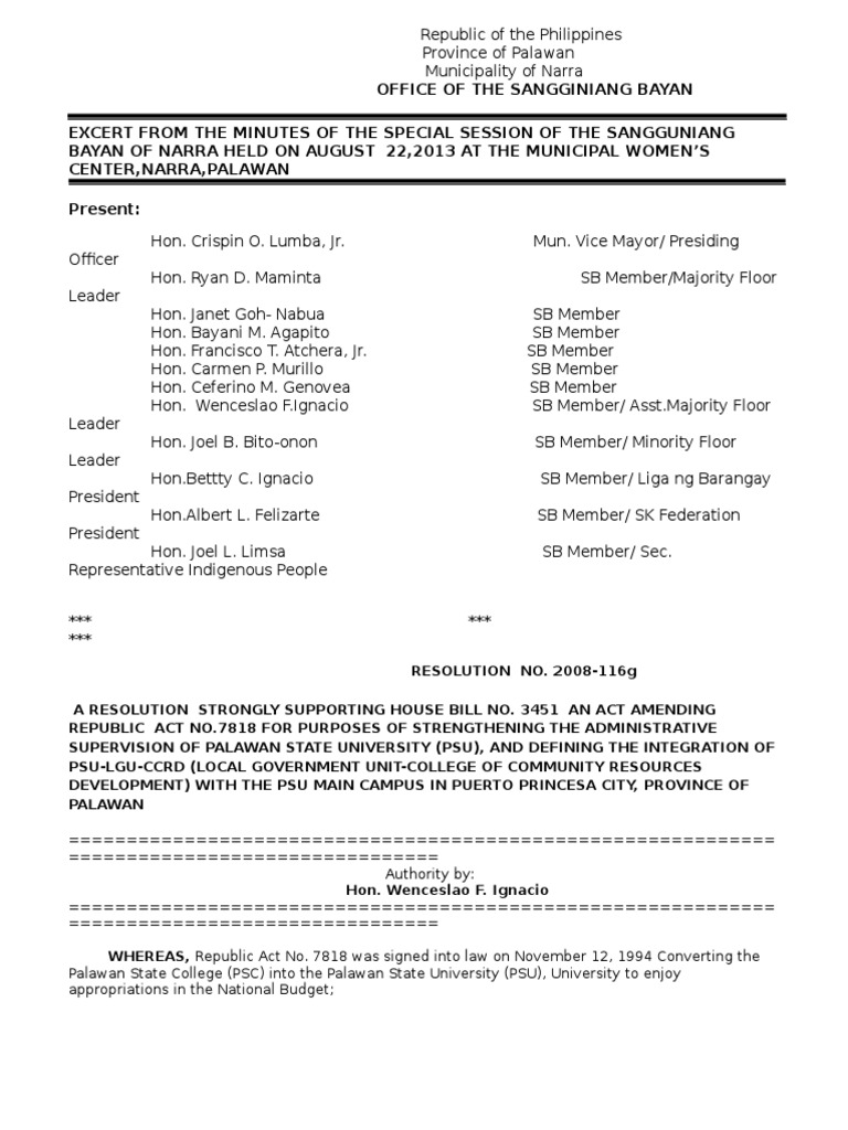 Sangguniang Bayan | Politics | Government