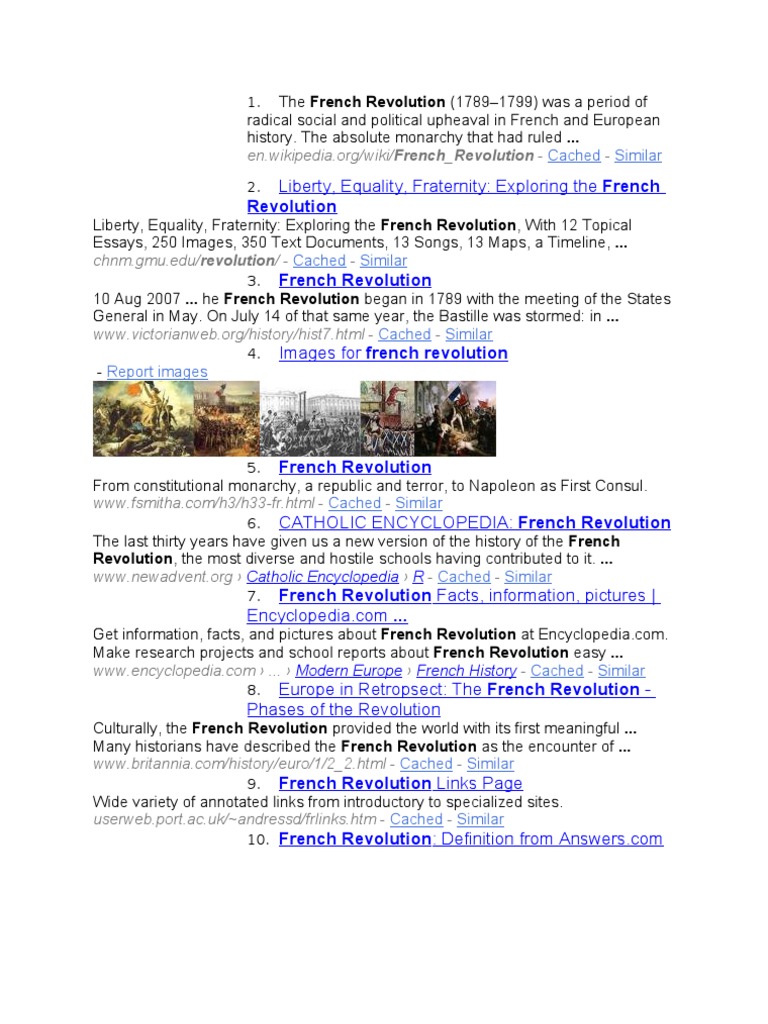 The French Revolution | PDF
