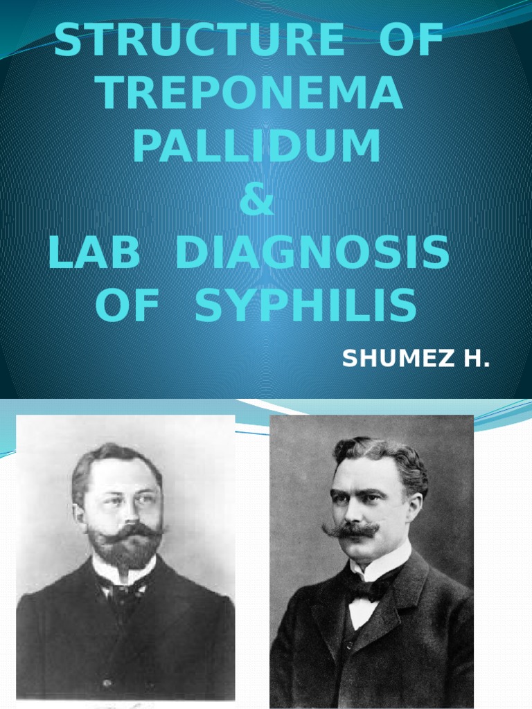 Structure of Treponema Pallidum & Lab Diagnosis of Syphilis | PDF ...