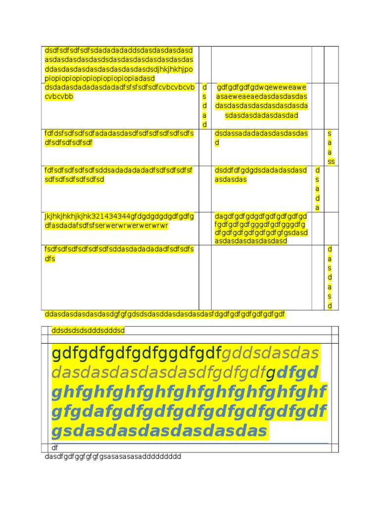 Nonsensical Text Placeholder | PDF