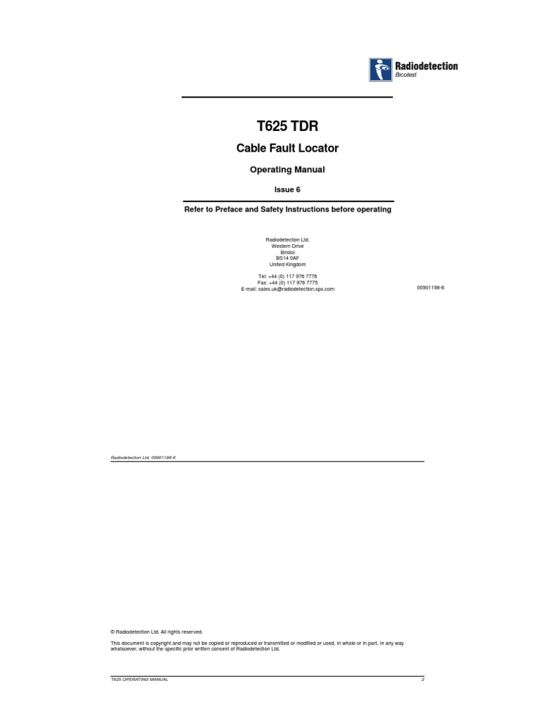 Bicotest-T625 Manual | PDF | Battery (Electricity) | Electrical Connector