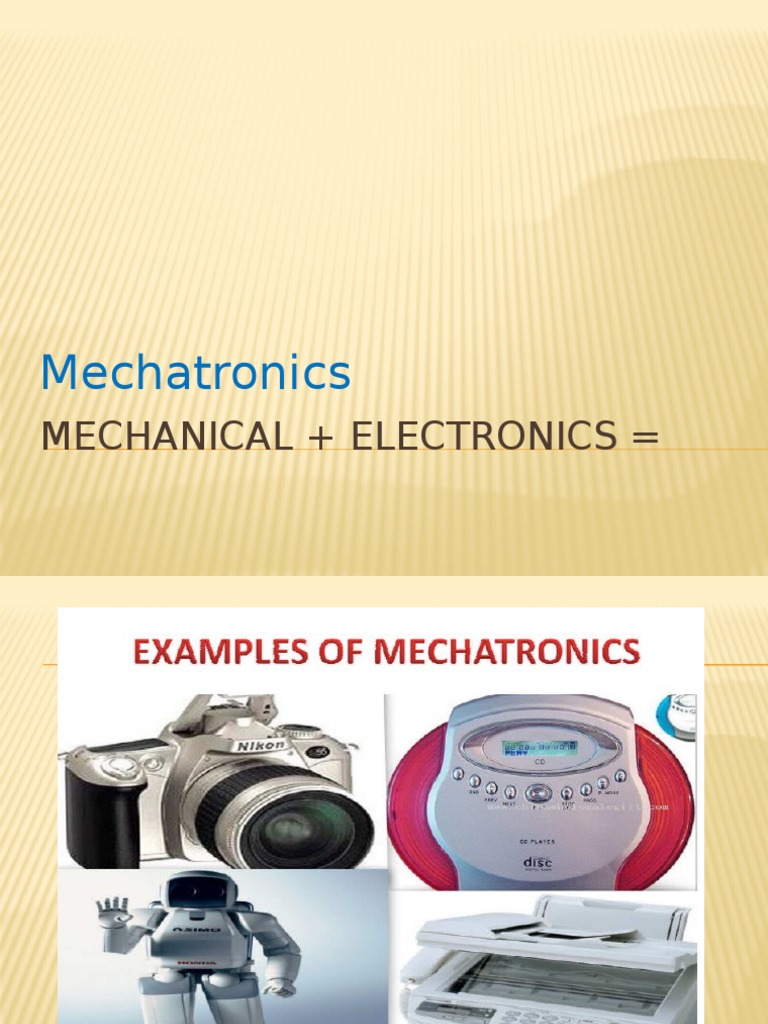 Mechatronics | PDF | Microcontroller | Capacitor