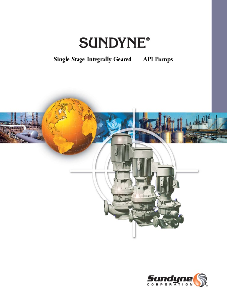 Sundyne Prospekt Int Geared PDF | PDF | Bearing (Mechanical) | Pump